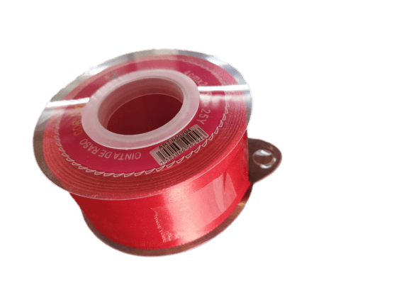 LISTON ROJO CINTA DE RASO 4 CM X 1 METRO – KornerStore.com