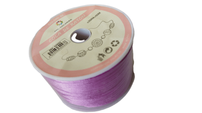 LISTON COLA DE RATA LILA 2MMX50M – KornerStore.com