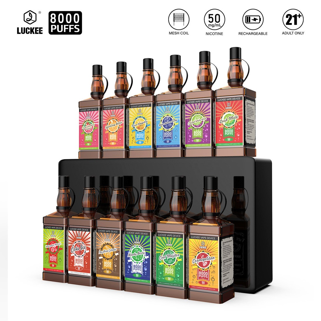 VAPE JACK DANIELS 8000 PUFS – KornerStore.com